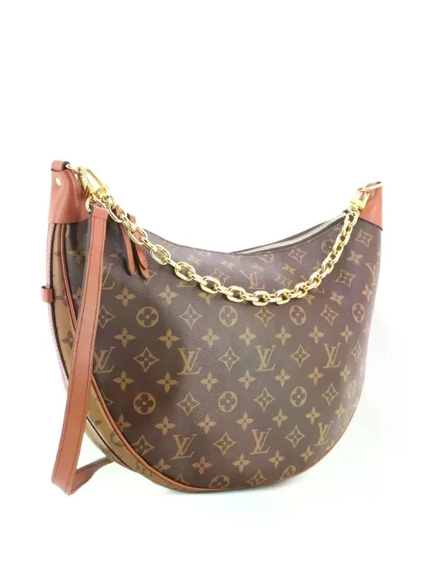 LOUIS VUITTON Loop Reverse Monogram Canvas Hobo Bag