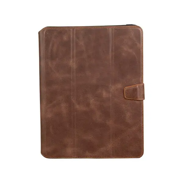 LEATHERE Handcrafted Leather Case For Ipad Pro Eleven Dark - Brown