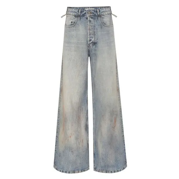 IN.K II Authentic Washed Wide-leg Jeans