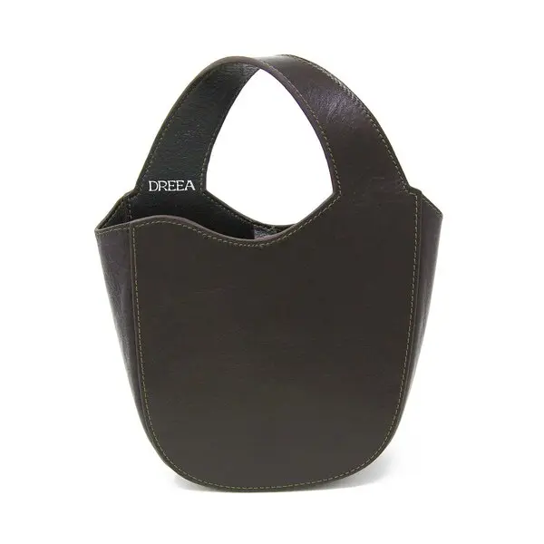 DREEA Leather Structured Handbag By