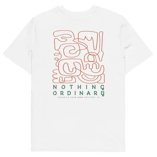 ANCHOR & CREW Sixteen Nothing Ordinary Editions Organic Cotton T-shirt - White