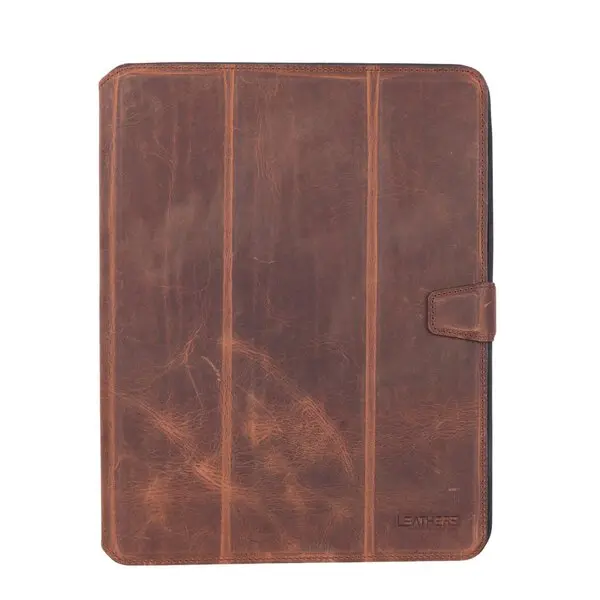 LEATHERE Premium Leather Case For Ipad 13 - Brown