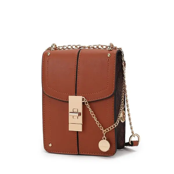 MKF COLLECTION BY MIA K. Iona Crossbody Bag Cognac - Brown