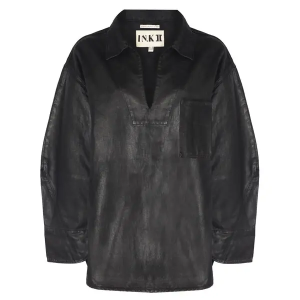 IN.K II Coated Denim Pullover