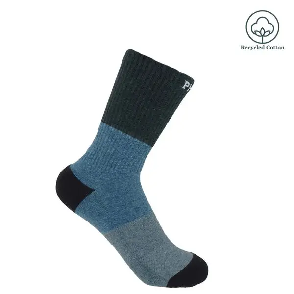 PEPER HAROW - MADE IN ENGLAND Recycled Sport Socks Navy - Blue