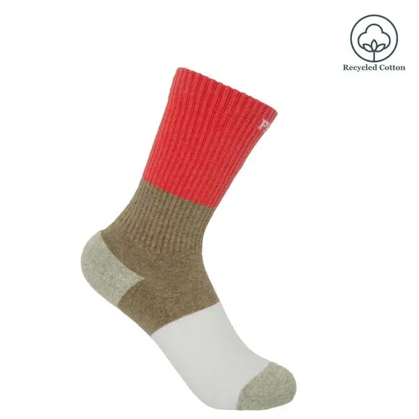 PEPER HAROW - MADE IN ENGLAND Recycled Sport Socks Coral - Orange
