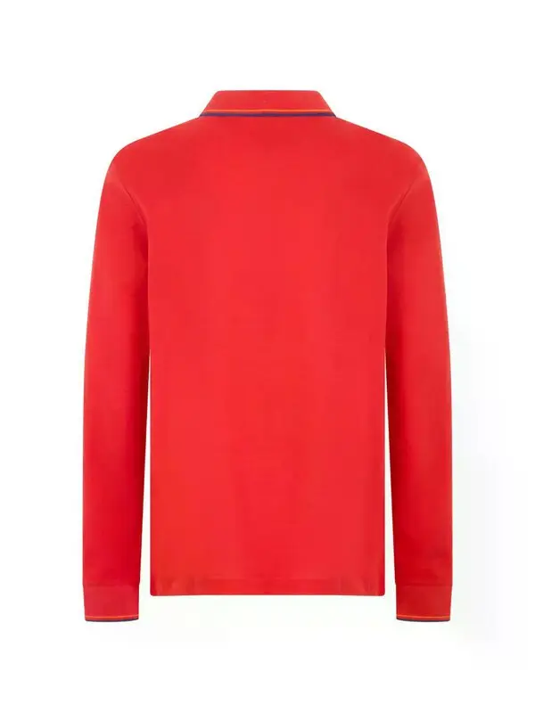 Paul & Shark Long-sleeve Polo Shirt - Red