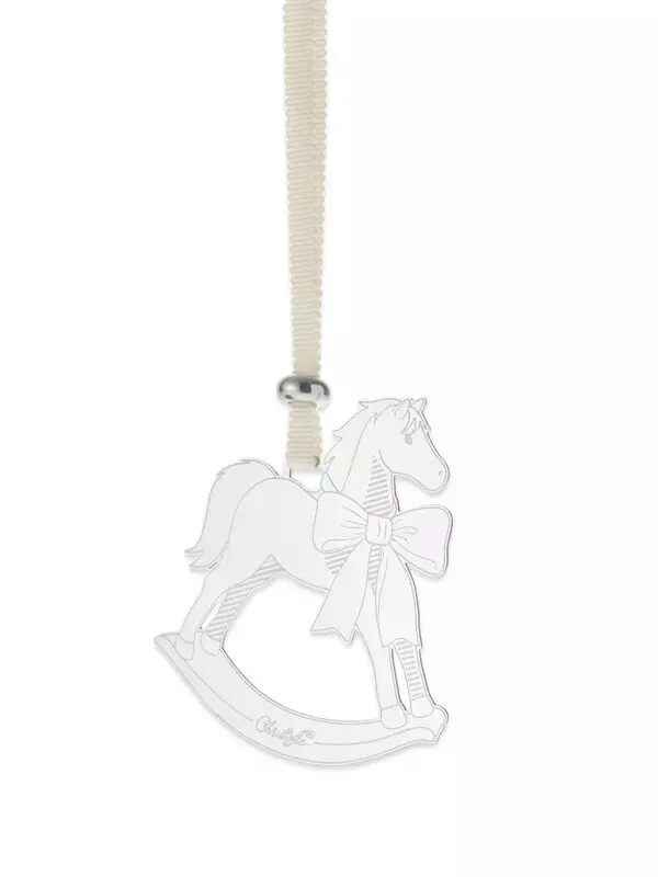 Christofle Sous Le Sapin Rocking Horse Ornament - Silver