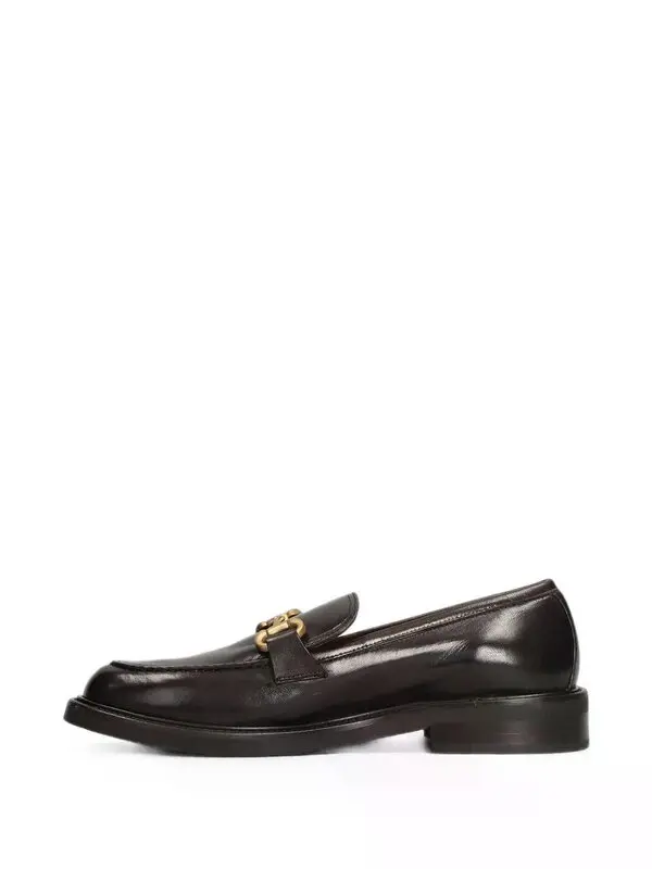 MARA BINI Horsebit Leather Loafers