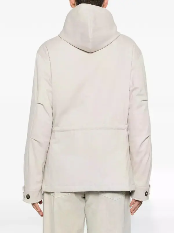 Eleventy Hooded Multi-pocket Jacket