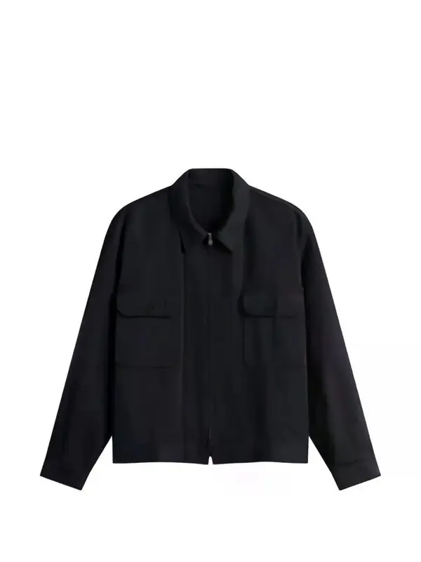 Woolrich Alaskan Zip-up Flap-pocket Shirt Jacket