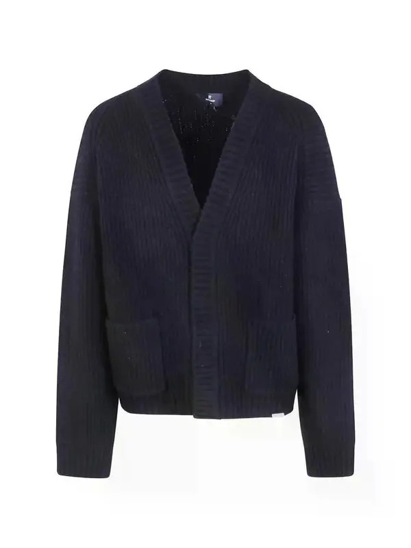 REPRESENT Ribbed-knit Wool Cardigan