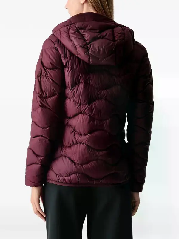 PEAK PERFORMANCE Helium Quilted Hooded Jacket - Red