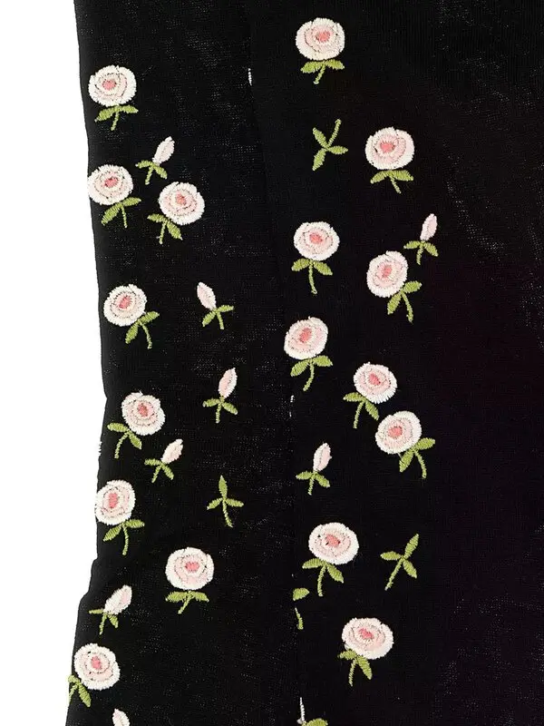 Prada Embroidered Over-the-knee Cotton Socks