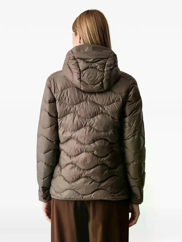 PEAK PERFORMANCE Helium Quilted Hooded Jacket - Brown
