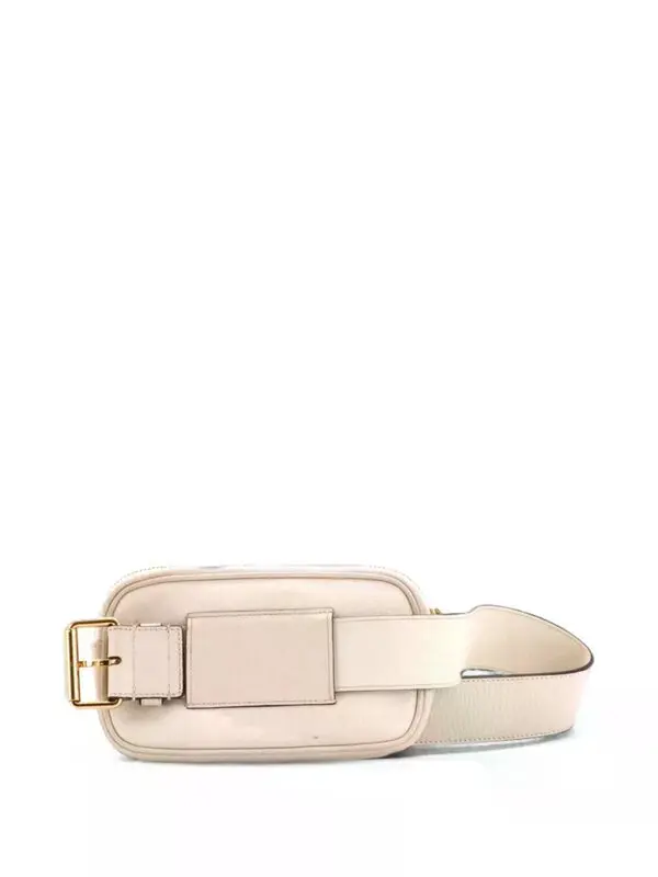 Gucci Ophidia Leather Mini Belt Bag - Neutrals