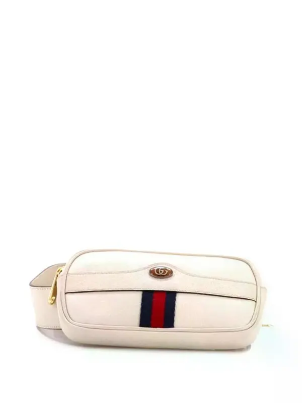 Gucci Ophidia Leather Mini Belt Bag