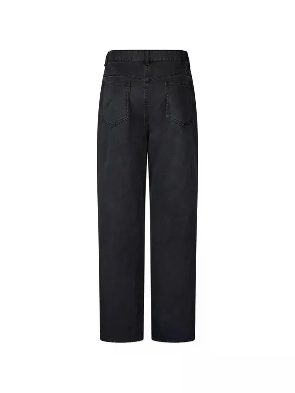 STUDIO TOMBOY Herringbone-pattern Straight-leg Jeans