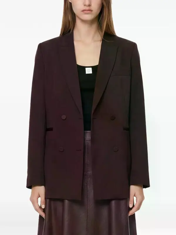 FORTE_FORTE Double-breasted Blazer