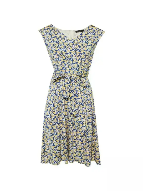 Max Mara Floral-print Midi Dress