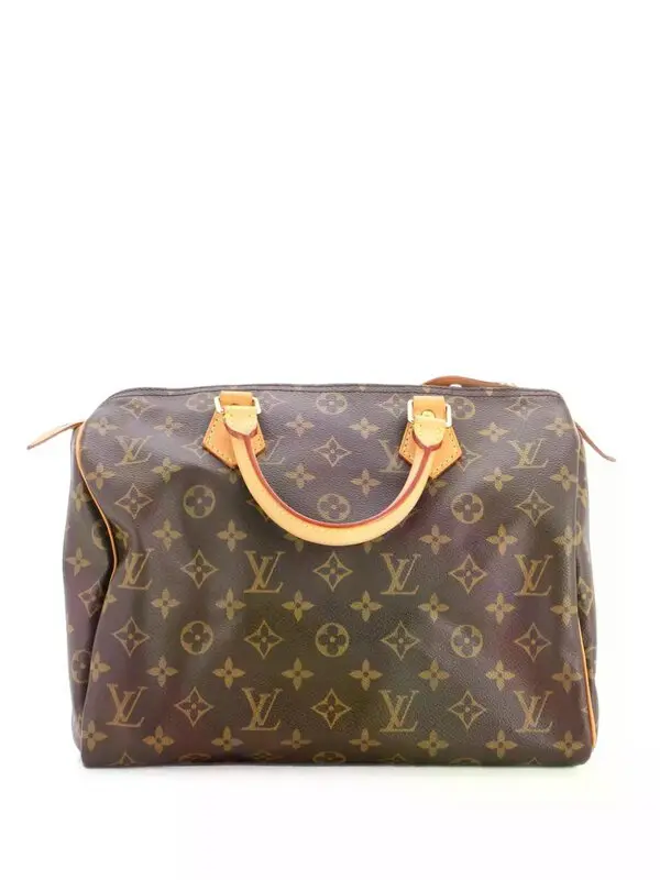 LOUIS VUITTON Speedy Handbag Monogram Canvas 30 Satchel