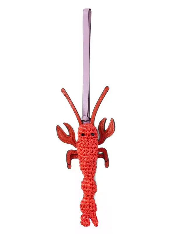 Mulberry Lobster Bag Charm - Red