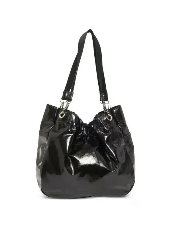 JACK GOMME Cara Light Aqua Shoulder Bag - Black