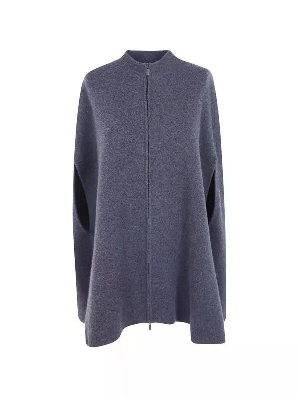 GENTRYPORTOFINO Zip-up High-neck Cape