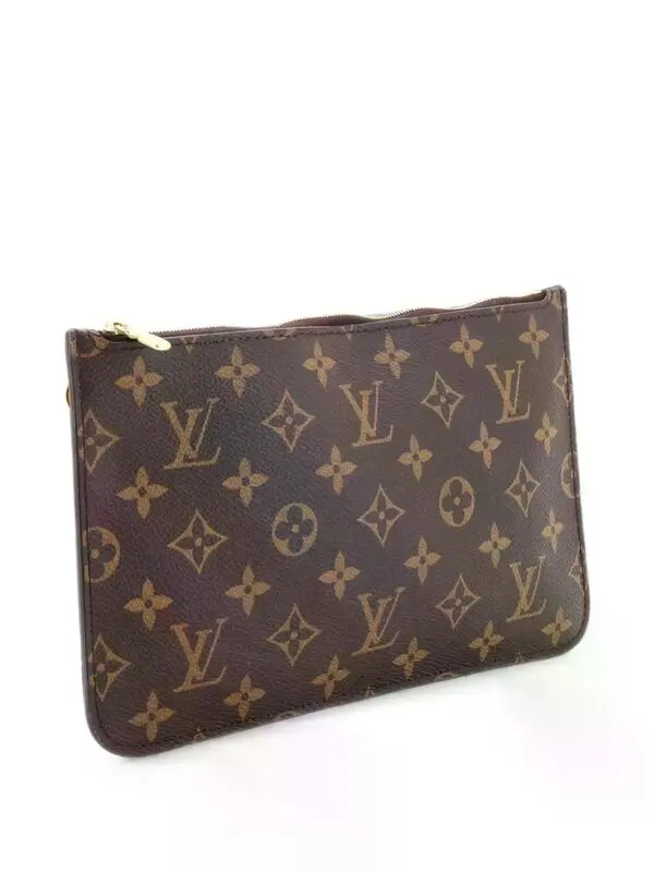 LOUIS VUITTON Neverfull Pochette Monogram Canvas Large Pouch