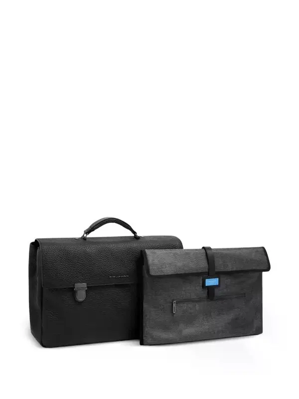 PIQUADRO Grained Briefcase