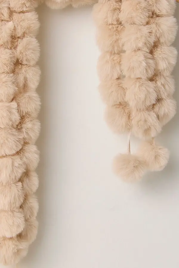 Free People Kiss Kiss Pom Scarf At