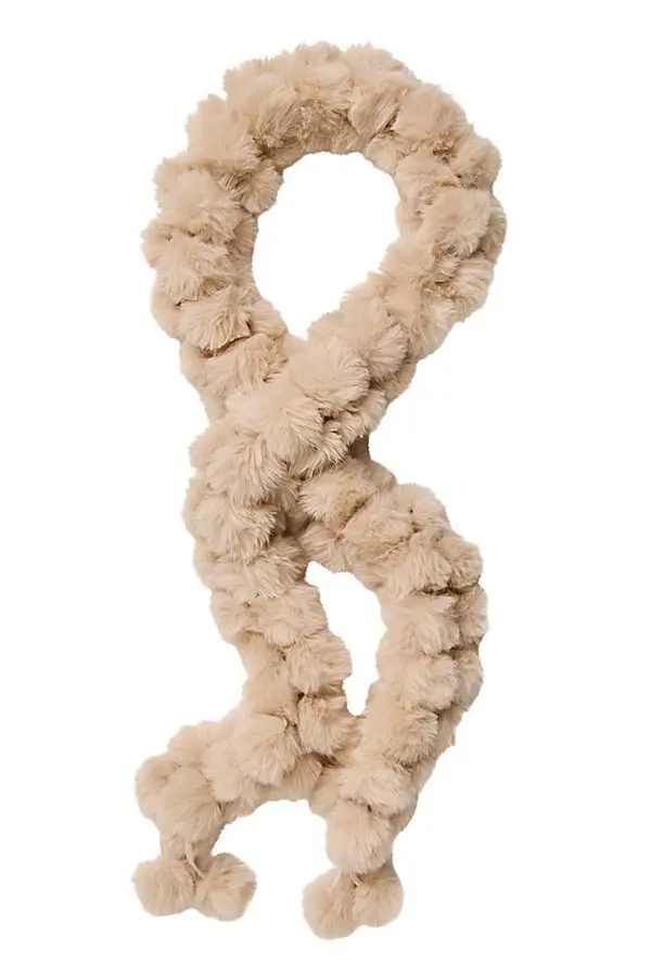 Free People Kiss Kiss Pom Scarf At