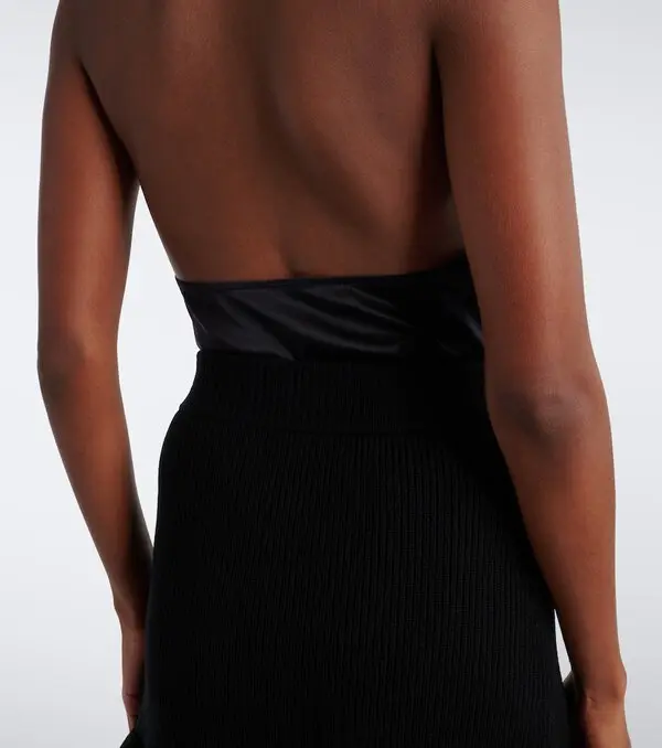 Nina Ricci Ruffled Wool And Cashmere Miniskirt