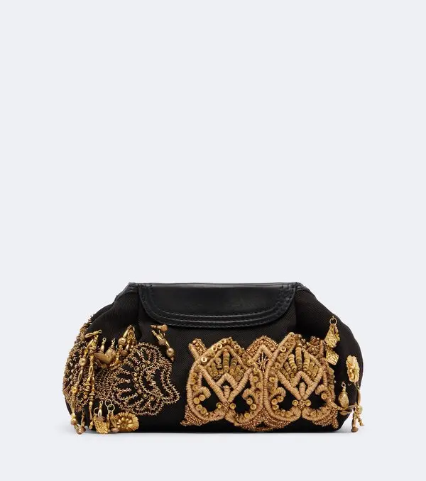 Dries Van Noten Small Embellished Crossbody Bag