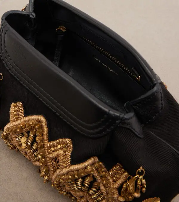 Dries Van Noten Small Embellished Crossbody Bag