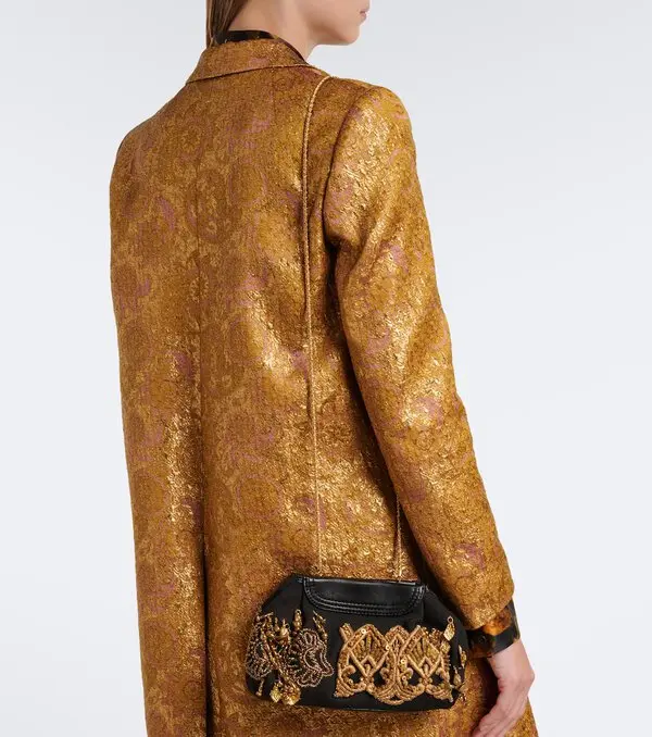 Dries Van Noten Small Embellished Crossbody Bag