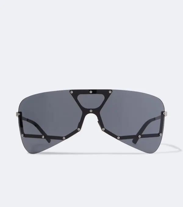 Rick Owens Tower Shield Sunglasses - Silver