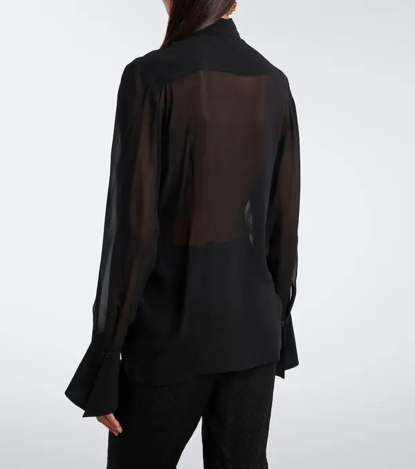 Nina Ricci Silk Chiffon Blouse