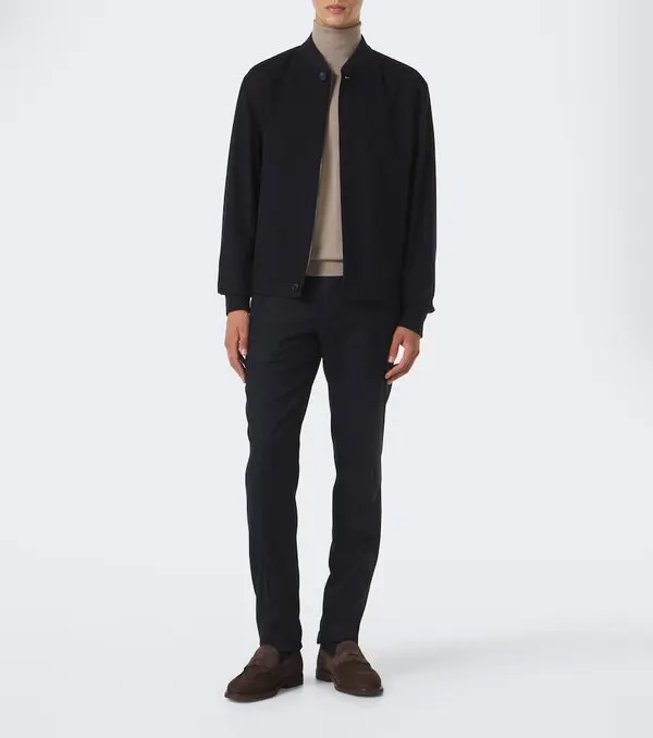 Zegna Cashmere Bomber Jacket