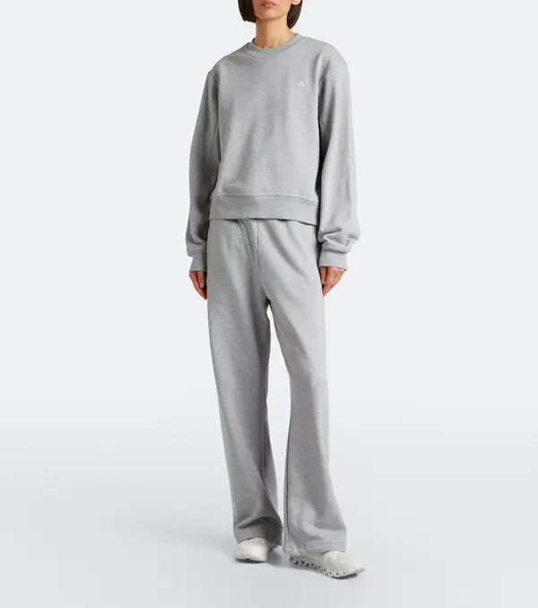 Adidas By Stella McCartney Cotton Jersey Sweatpants
