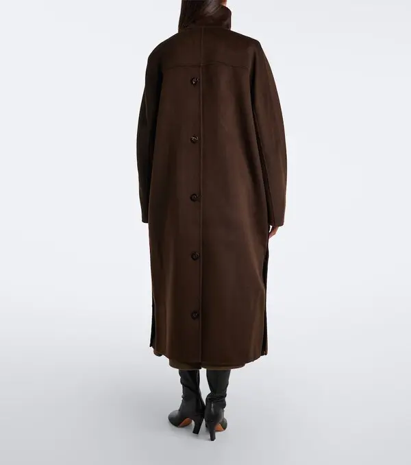 LISA YANG Double-breasted Wool And Cashmere Coat