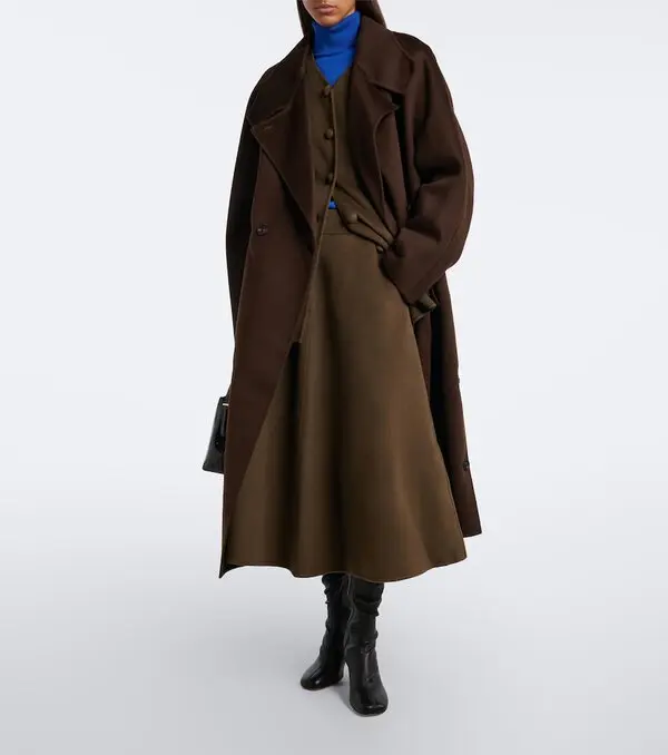 LISA YANG Double-breasted Wool And Cashmere Coat