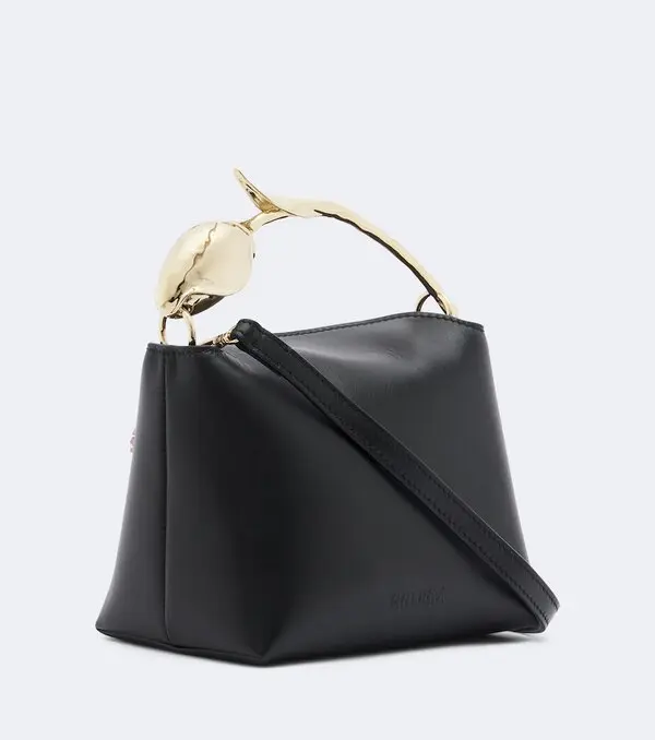 Erdem Bloom Mini Applique Leather Top-handle Bag