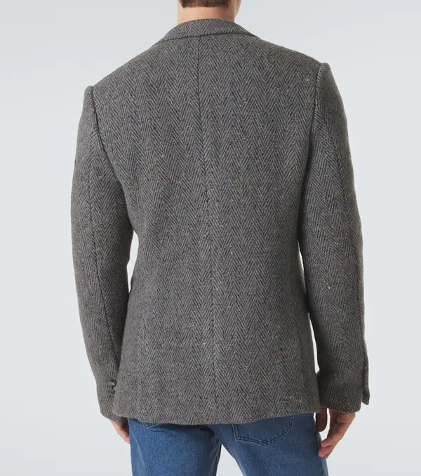 Gabriela Hearst Irving Herringbone Wool And Cashmere Jacket