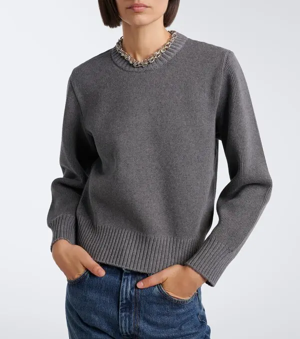 TOTEME Wool And Cotton Sweater