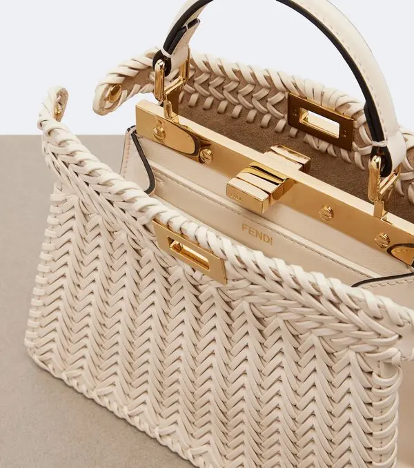 Fendi Peekaboo® Petite Leather Top-handle Bag