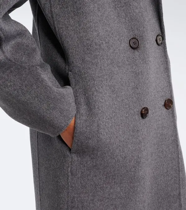 LISA YANG Double-breasted Wool And Cashmere Coat