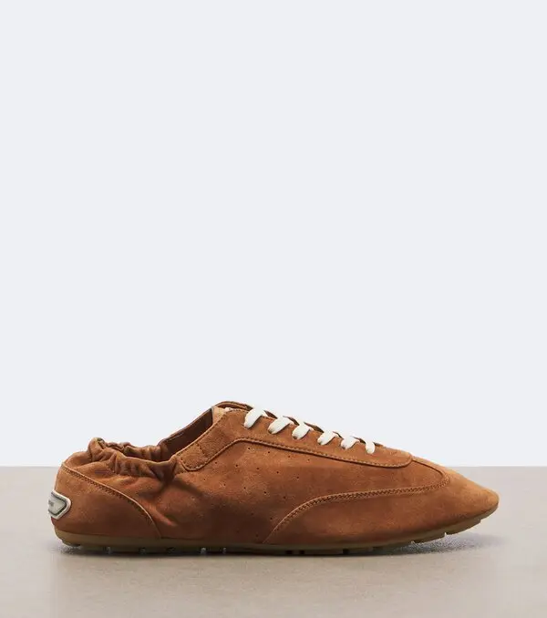 Saint Laurent Lewis Suede Sneakers