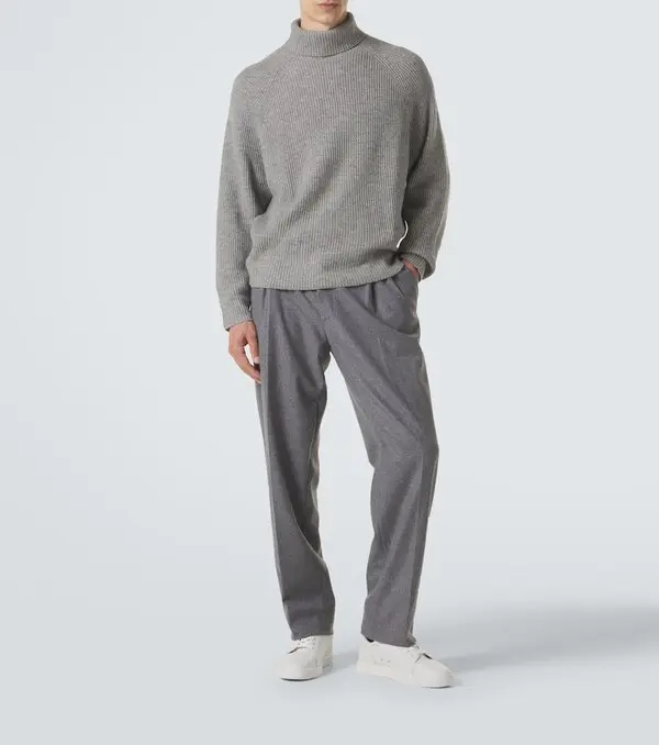 Gabriela Hearst Arthur Wool And Cashmere Straight Pants