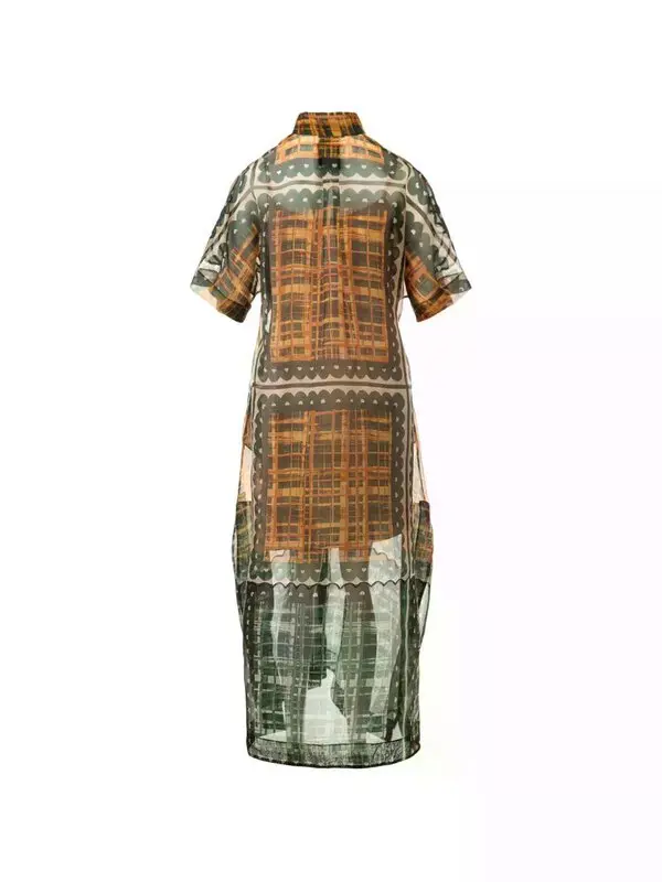 Biyan Graphic-print Silk-blend Maxi Dress
